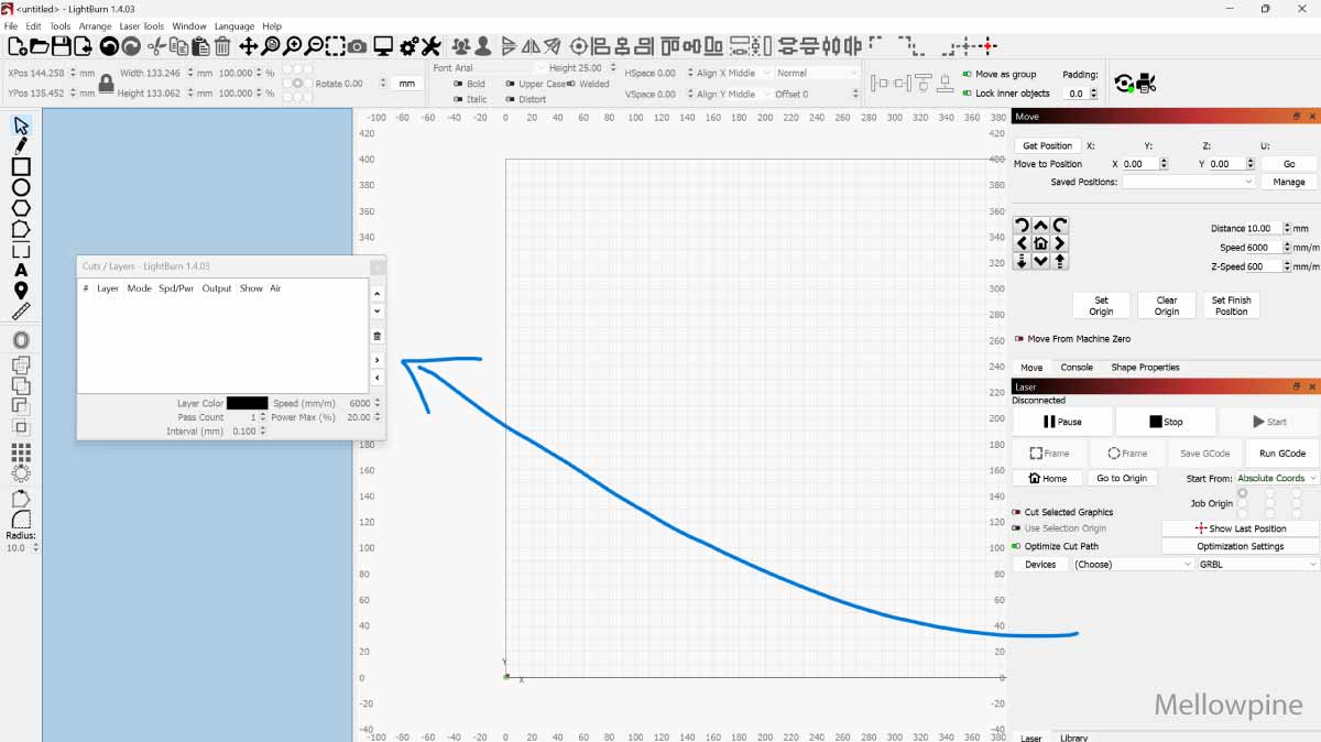 Getting Started with LightBurn: Beginners Guide - MellowPine